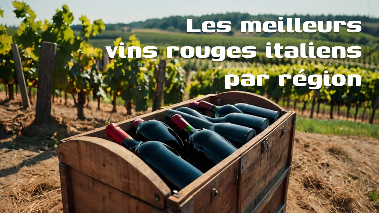 Les meilleurs vins rouges italiens par région en 2025